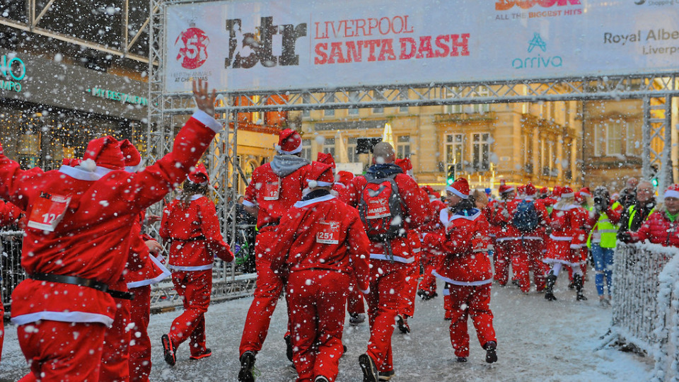 BTR Liverpool Santa Dash 5K & 1K Mini Dash
